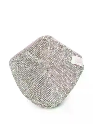 WEAT Crystal-mesh Face Mask - Silver