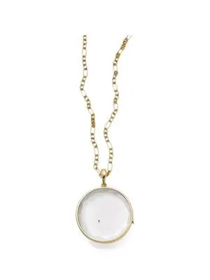 Loquet Jupiter Crystal Locket Necklace