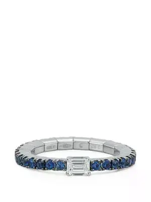 Roberto Demeglio Sapphire And Diamond Ring - Silver