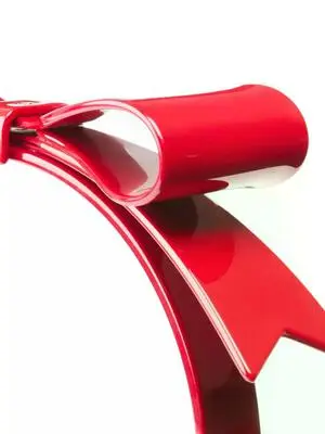 MAISON MICHEL Sierra Bow-detail Headband - Red