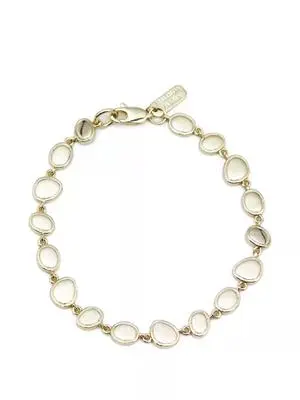 MELINDA MARIA JEWELRY Tone Pebble Link Bracelet