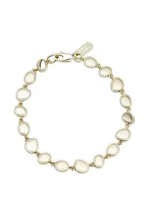 MELINDA MARIA JEWELRY Tone Pebble Link Bracelet - Gold