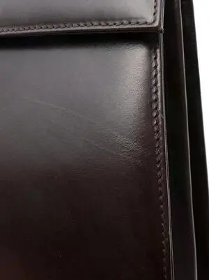 FERRAGAMO Gancini Flip-lock Tote Bag - Brown