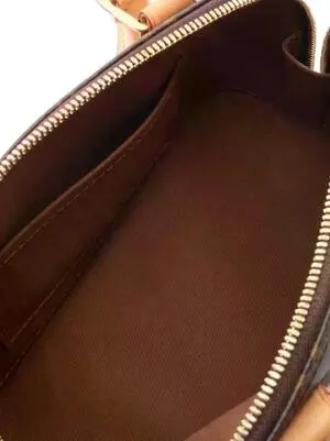 LOUIS VUITTON Monogram Canvas Alma Bb Tote Bag - Brown