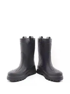 Dior Garden Oblique Rubber Rain Boots - Black