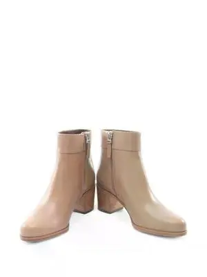 Fendi Leather Spike-embellished Ankle Boots