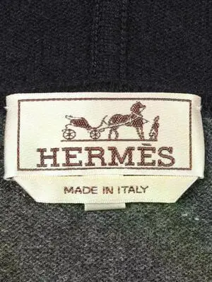 Hermès 2010s Knit Zip-up Hoodie