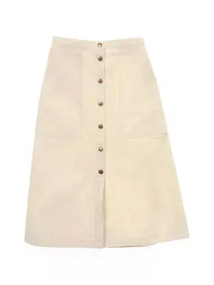 Moncler 2000s A-line Button-up Skirt