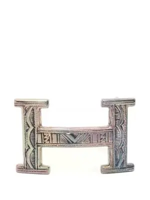 Hermès Tuareg H Belt Buckle - Silver