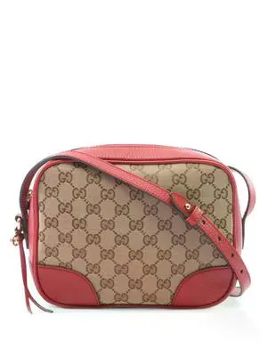 Gucci 2010s Bree Gg Canvas Shoulder Bag