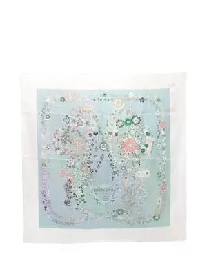 Hermès 2000s Brides De Gala Scarf - Blue