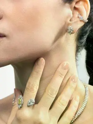 Yeprem Y-not Diamond Earrings