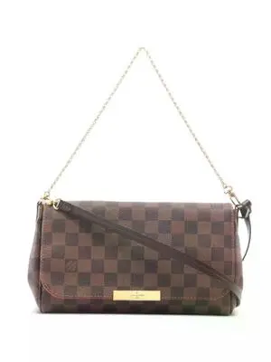 LOUIS VUITTON Favorite 2014 Mm Damier Ebene Shoulder Bag - Brown