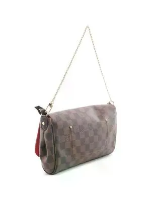 LOUIS VUITTON Favorite 2014 Mm Damier Ebene Shoulder Bag - Brown