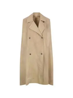 UMA WANG Double-breasted Trench Coat - Neutrals