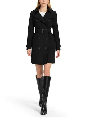Burberry Double Breasted Kensington Trench Coat