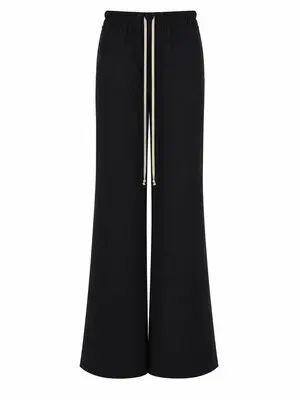 Rick Owens Drawstring Wide-leg Trousers - Black