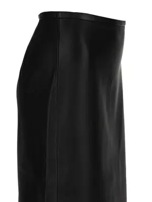 Co Gonna Midi Skirt In Leather
