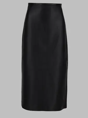 Co Gonna Midi Skirt In Leather