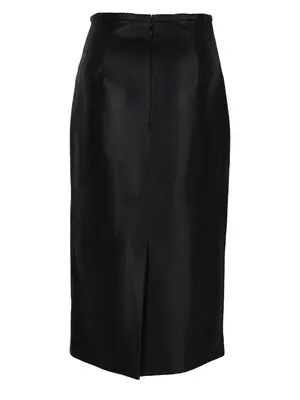 Co Gonna Midi Skirt In Leather