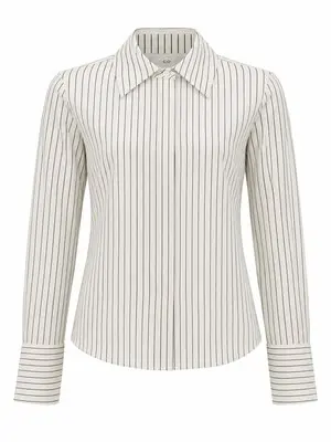 Co Camicia In Seta Striped Silk Shirt - Multicolour