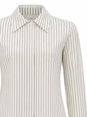 Co Camicia In Seta Striped Silk Shirt