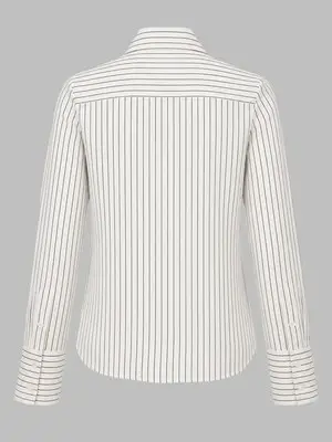 Co Camicia In Seta Striped Silk Shirt