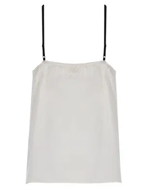 Co Silk And Lace Top