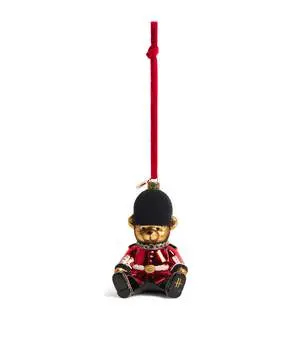 Harrods Royal Guard Henry Bear Tree Decoration - Red