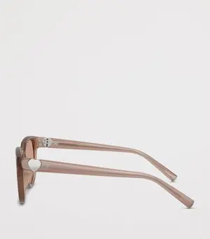 Tiffany & Co. Cat Eye Sunglasses With Heart Detail