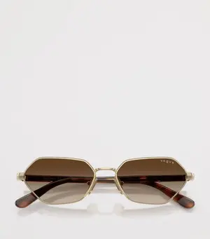 VOGUE Eyewear Hexagonal Frame Sunglasses