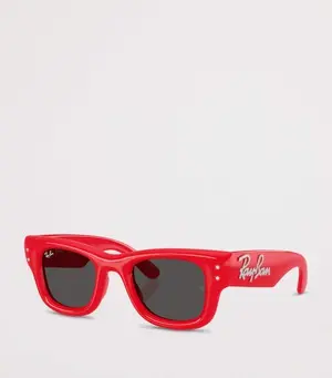 Ray-ban Puffer Square Crystal Edition Wayfarer Sunglasses