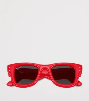 Ray-ban Puffer Square Crystal Edition Wayfarer Sunglasses