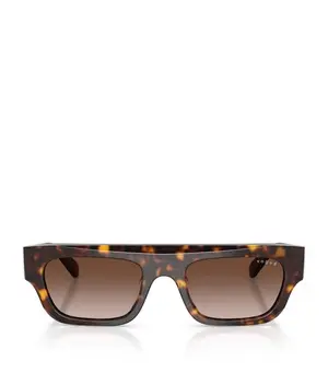 VOGUE Rectangular Sunglasses - Brown
