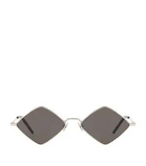 Saint Laurent Saint Laurent SL 302 Lisa Diamond Frame Sunglasses Blue