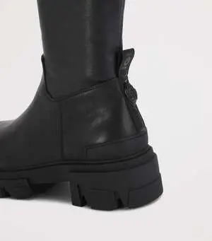 Kurt Geiger Leather Stomp Sock Knee-high Boots