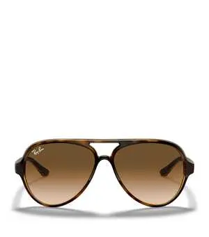 Ray-ban Tortoiseshell Cats 5000 Classic Pilot Sunglasses - Brown