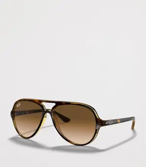 Ray-ban Tortoiseshell Cats 5000 Classic Pilot Sunglasses