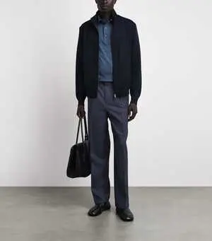 Pal Zileri Virgin Wool Pleated Trousers