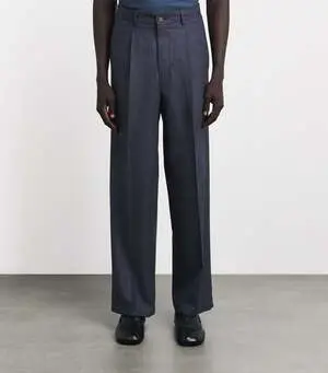 Pal Zileri Virgin Wool Pleated Trousers