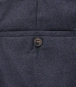 Pal Zileri Virgin Wool Pleated Trousers