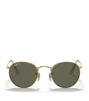 Ray-ban Round Metal Sunglasses - Green