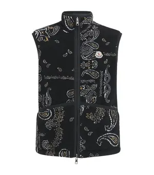Moncler Reversible Paisley Padded Gilet