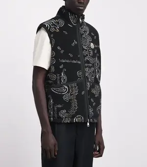 Moncler Reversible Paisley Padded Gilet