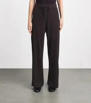 Le Kasha Cashmere Wide-leg Trousers