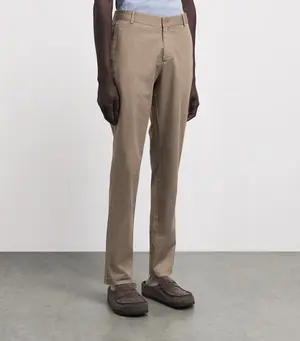 Sunspel Stretch-cotton Slim Chinos