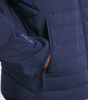 Rlx Ralph Lauren Padded High-neck Zip-up Jacket - Navy