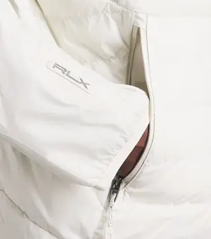 Rlx Ralph Lauren Padded High-neck Zip Jacket - Beige