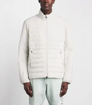 Rlx Ralph Lauren Padded High-neck Zip Jacket - Beige