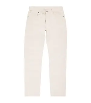 Pal Zileri Straight Leg Jeans With Stretch - Ivory